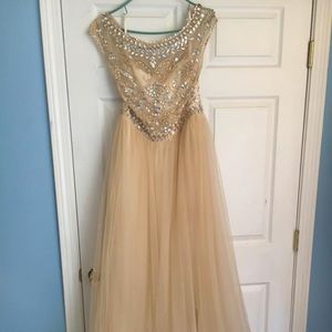 Dresses | Gold Prom Dress | Poshmark